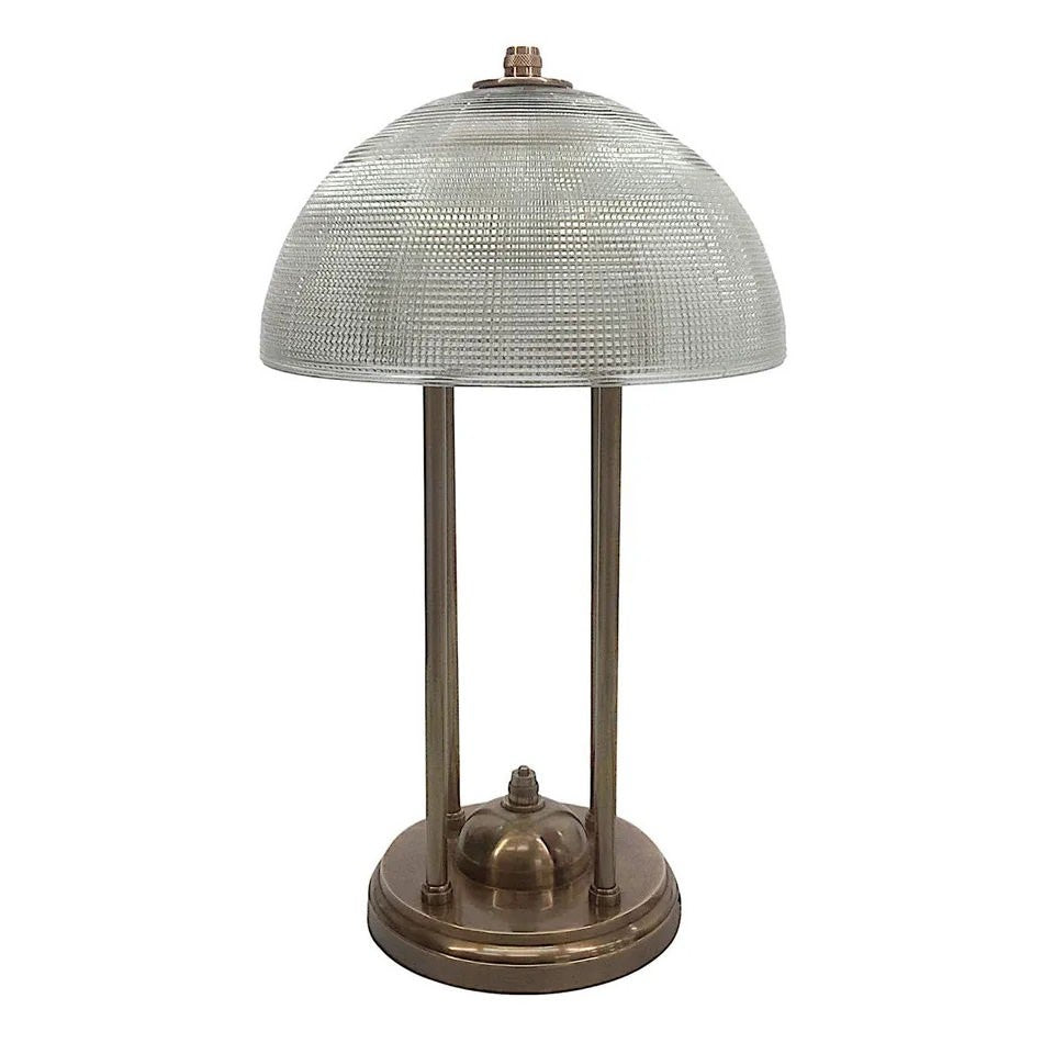 Victor Brass & Glass Table Lamp – Dubbo Lighting Centre