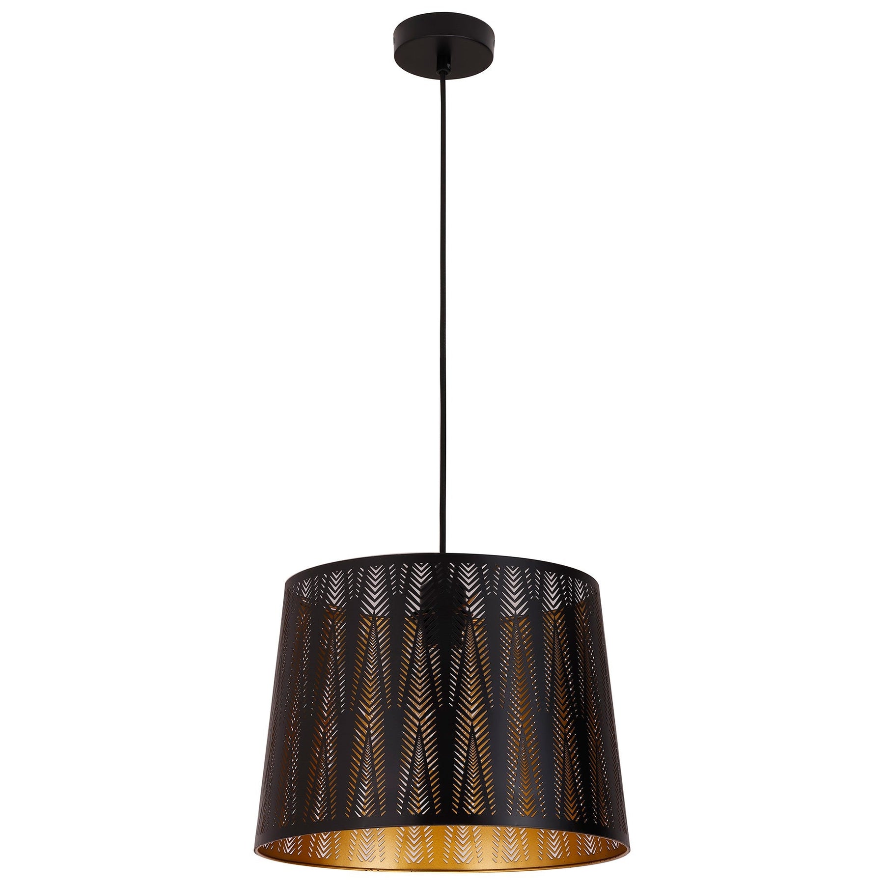 Penshade Iron Pendant Light, Vector, Black – Dubbo Lighting Centre