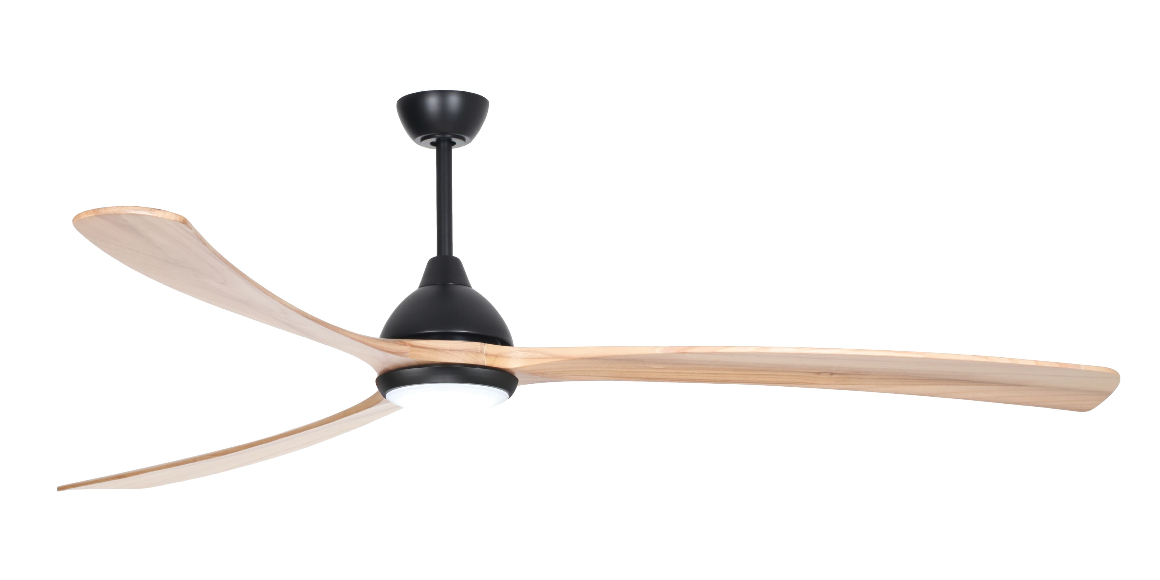 Fanco Sanctuary DC 92" Solid Timber Blade Indoor/Outdoor Ceiling Fan w ...