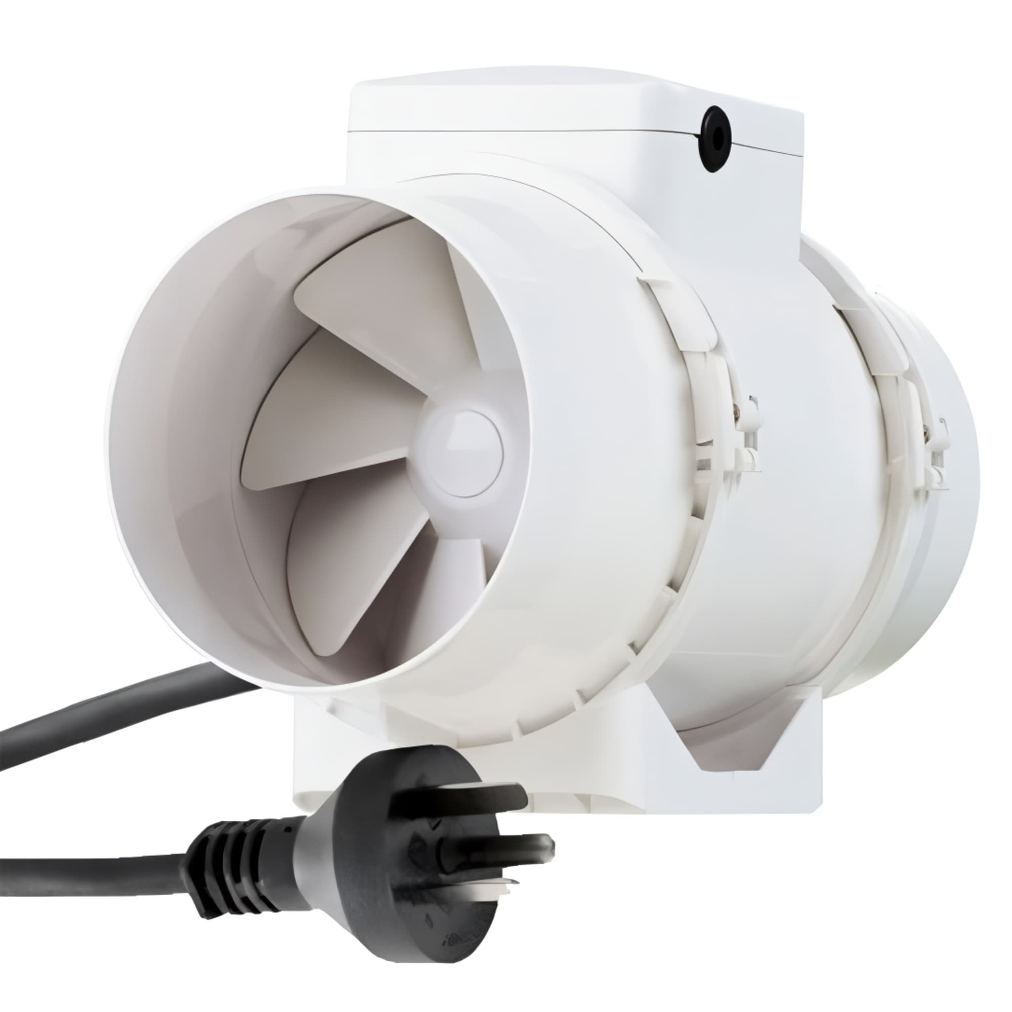 Fanco TT Mixflow Inline Exhaust Fan Plug and Play 2-Speed Powerful Qui ...